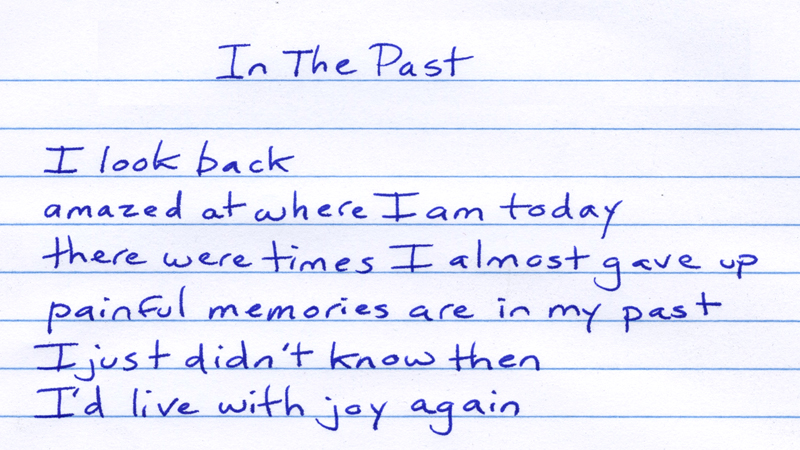 IN THE PAST | myjourneysinsight